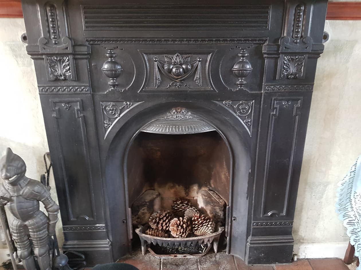 Cast iron open fire - Sweep Chief